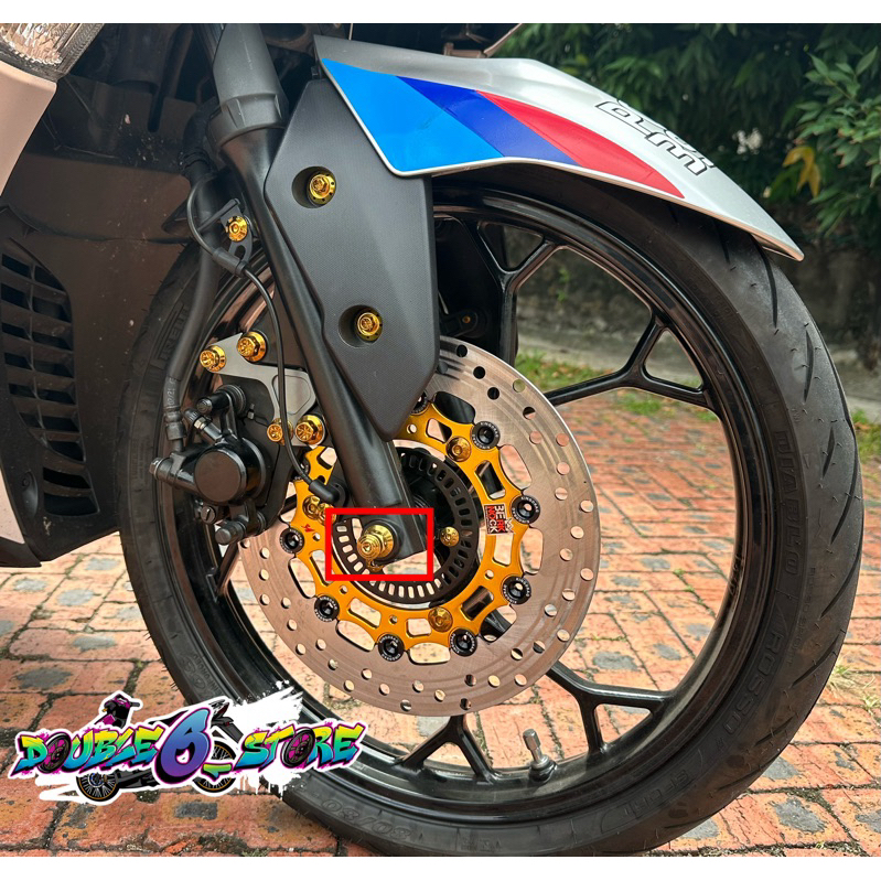 Front Shaft Yamaha Nvx V1 V2 Batang Sap NVX155 Alloy Gold / Titanium ...