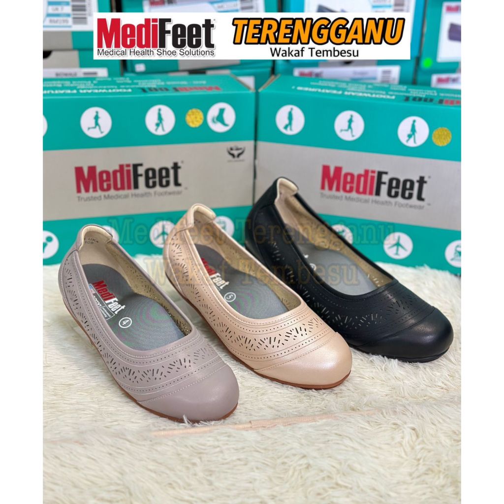 MEDIFEET MB101 BALLERINA ARCH SUPPORT MEDICAL HEALTH SHOES ( KASUT KESIHATAN ) | Shopee Malaysia