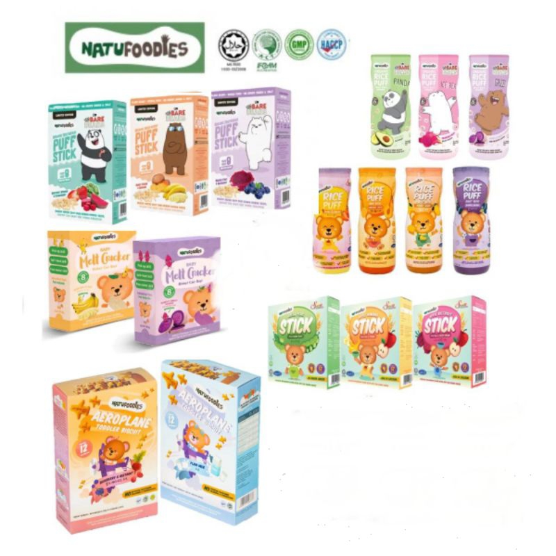 NATUFOODIES RICE PUFF / STICK | Shopee Malaysia