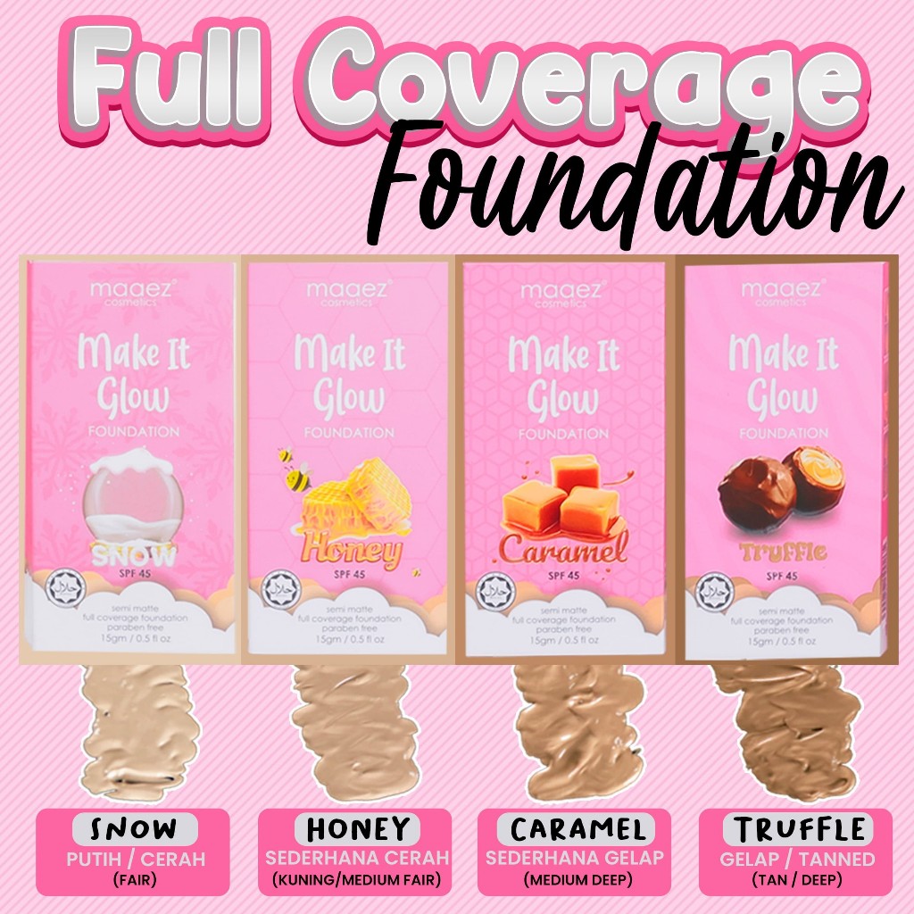 MAAEZ SKINCARE SET | FOUNDATION | LIPMATTE | CREAM BLUSH | COMPACT ...