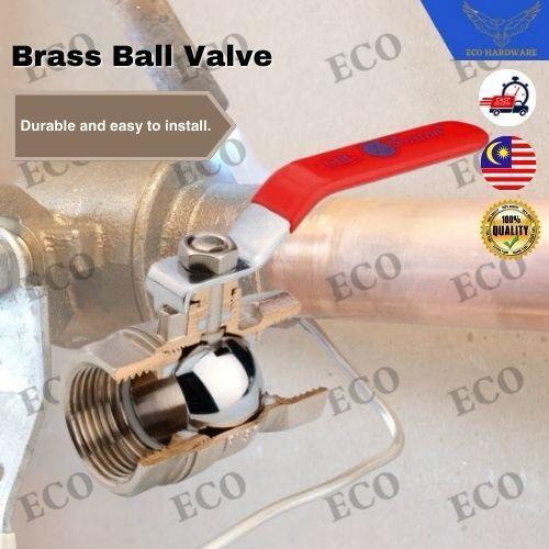 VOLLA/DOCKER Fully Brass Chrome Ball Valve PN25 Anti Rust Water Pump ...