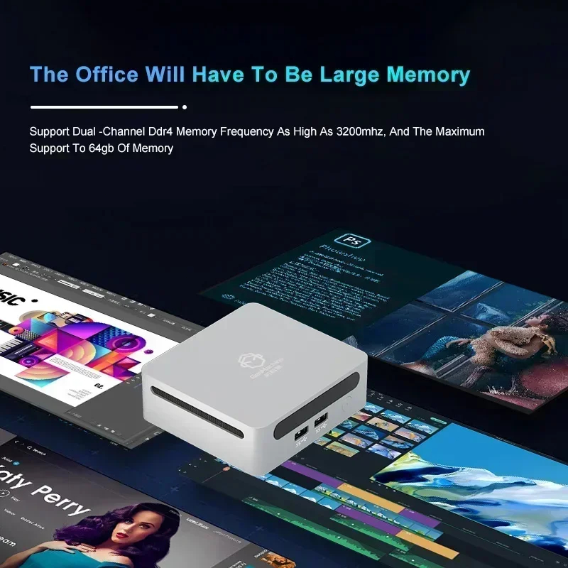 Genmachine MINI PC Ren5000 AMD Ryzen 7 5800H/7730U Windows 11 Pro DDR4 ...