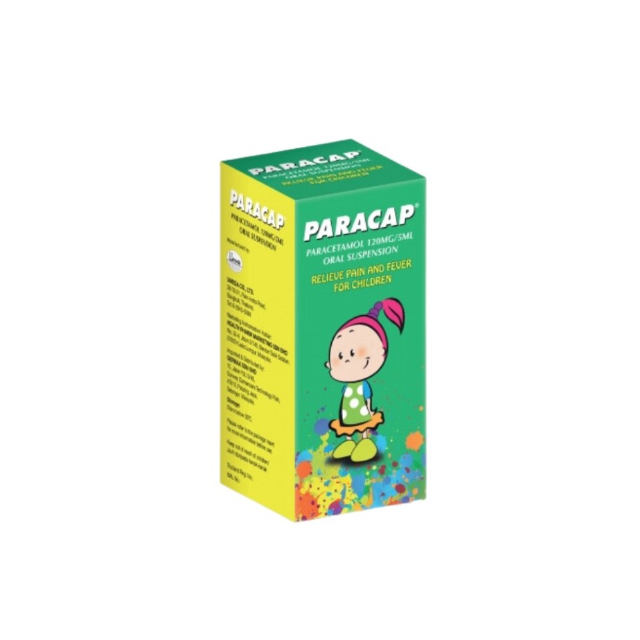 Paracap Paracetamol Oral Suspension 250mg / 5ml 60ml | Shopee Malaysia