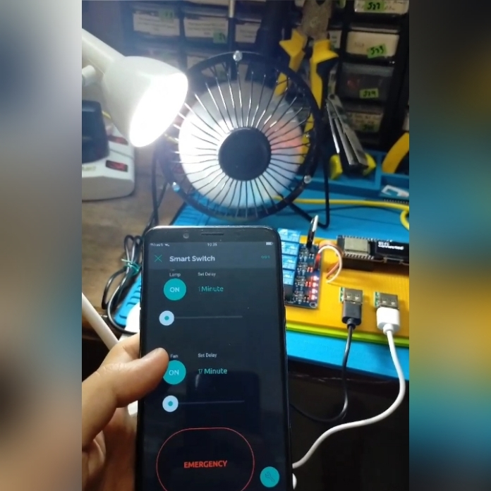 Arduino Iot Apps Blynk Project Esp32 Smart Switch Home Projek Suis