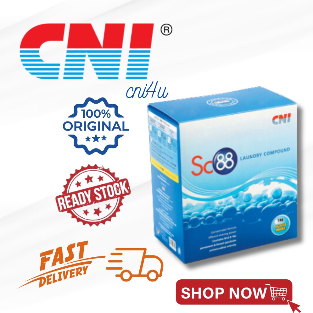 CNI SC88 Laundry Compound (1 kg) - Contain Micro Organism Fighter, Antimicrobial Agent ...
