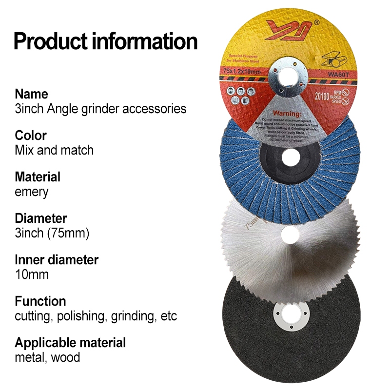 3“ Cutting Disc Louvre Disc Angle Grinding Disc Saw Blade Disc Cakera ...