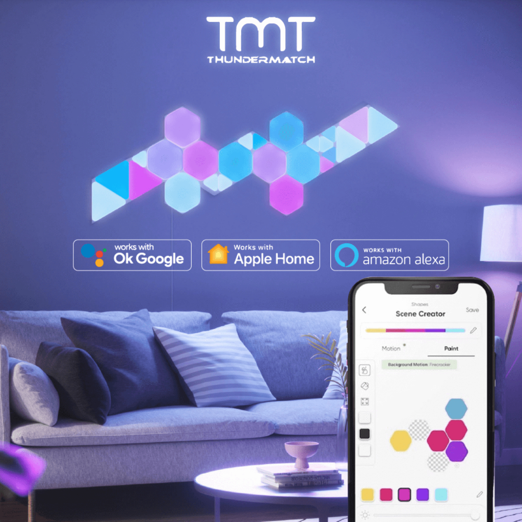 [Year End Promo] Nanoleaf Canvas Square Bundle / Nanoleaf Shapes Mini ...