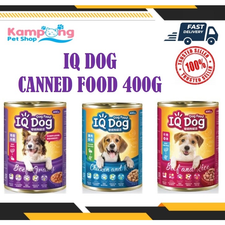 IQ Dog Canned Food 400g | Shopee Malaysia