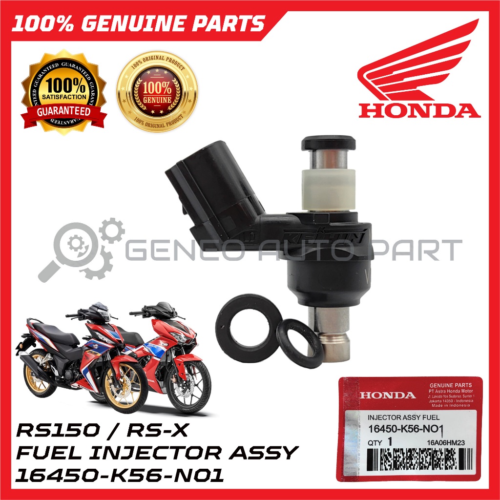 HONDA RS150 V1 V2 RS-X RS-X150 FUEL INJECTOR ASSY [16450-K56-N01] 100% ...