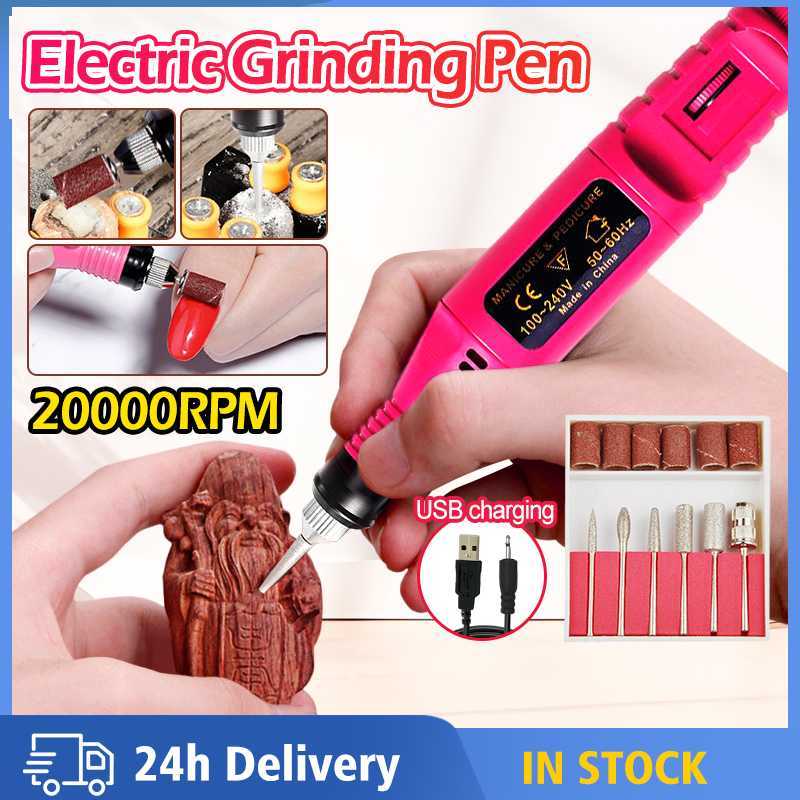 Electric Grinding Pen Set DC Grinder Tool Dremel Drill Milling ...