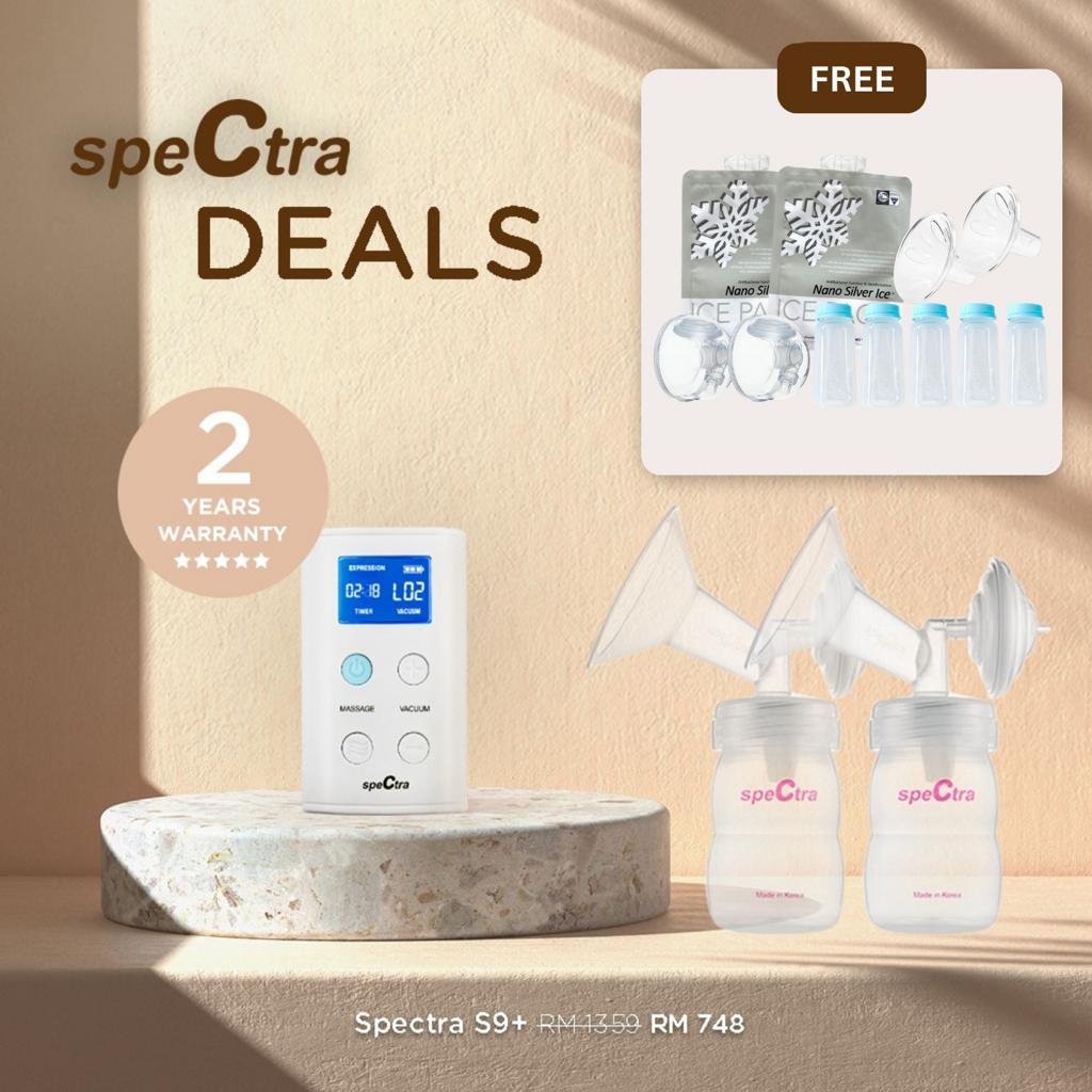 SPECTRA S9+ Double Electric Breast Pump with Built-In Rechargeable ...