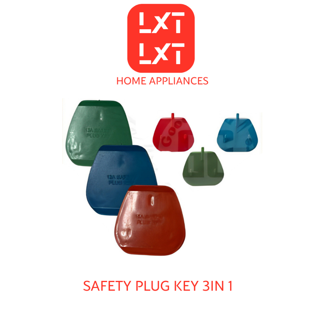 (4PCS) 13A Safety Plug Key 2 Pin Converter Safety Plug key protection 3 ...