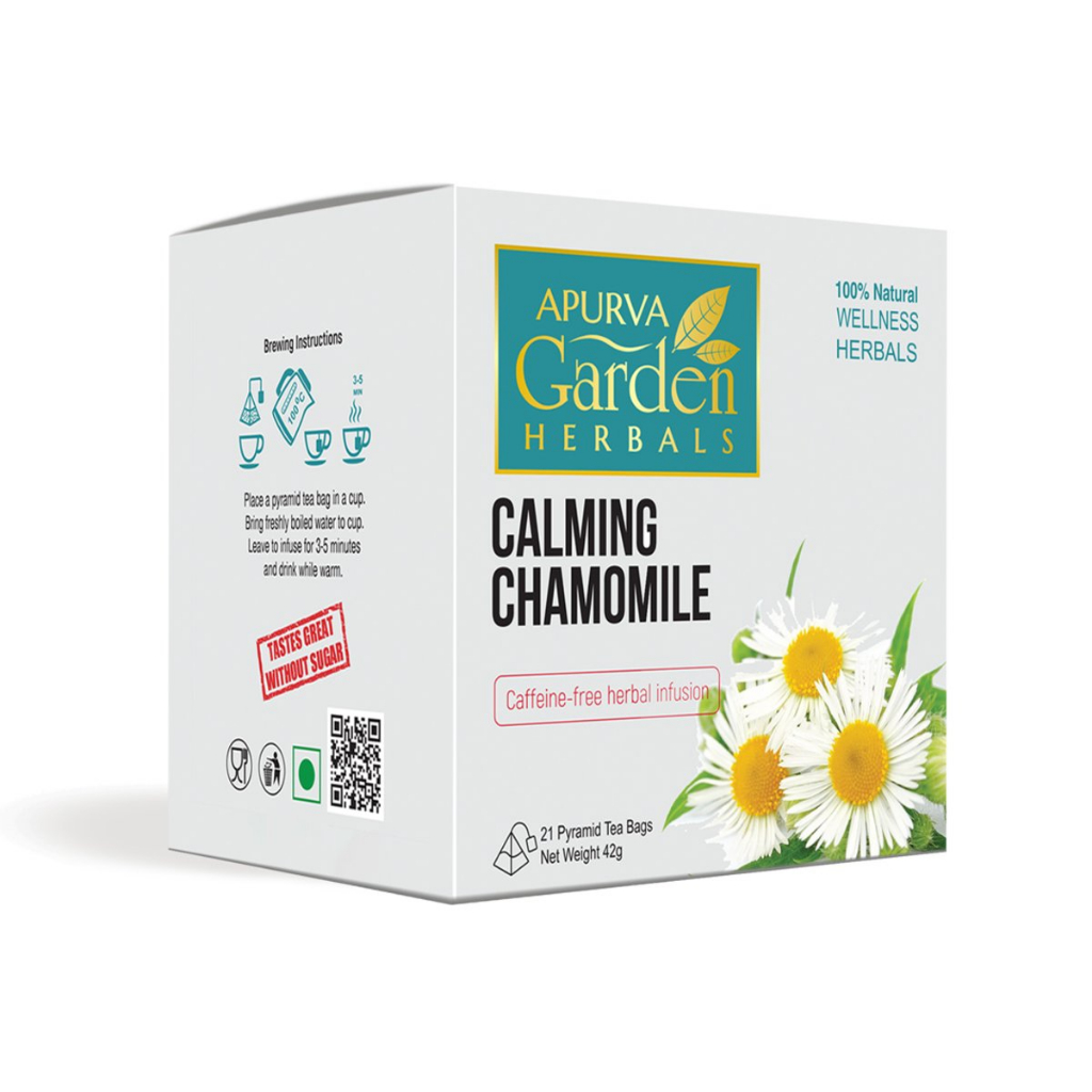 APURVA GARDENS HERBALS Calming Chamomile Tea 2g x 21 Tea Bags | Shopee ...