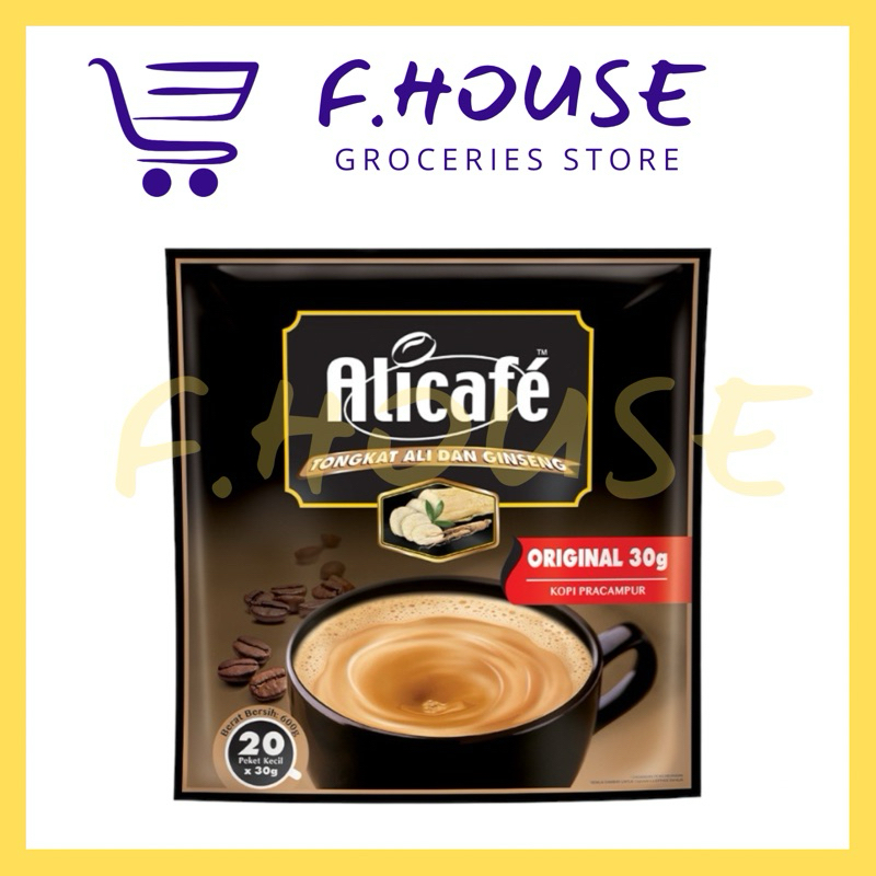 Alicafe Tongkat Ali & Ginseng Original (30gm X 20’s) | Shopee Malaysia