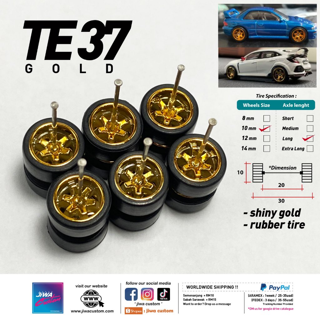 TE37 Wheels | Hotwheels Tyre Real Riders Tayar Getah RAYS CE28 Enkei ...