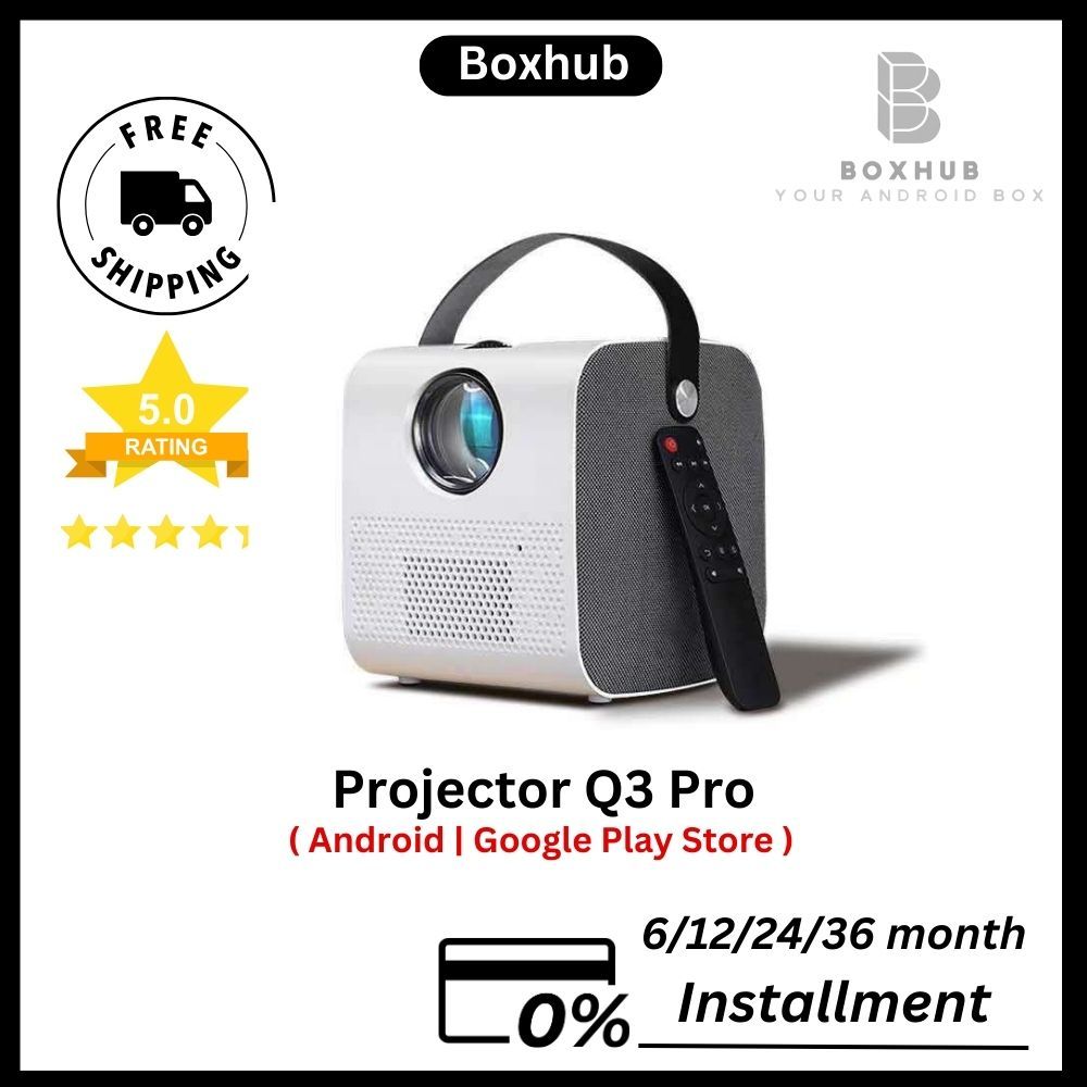 HD Projector Q3 Pro | HD 1080P | Built-in Android OS | Portable Mini ...