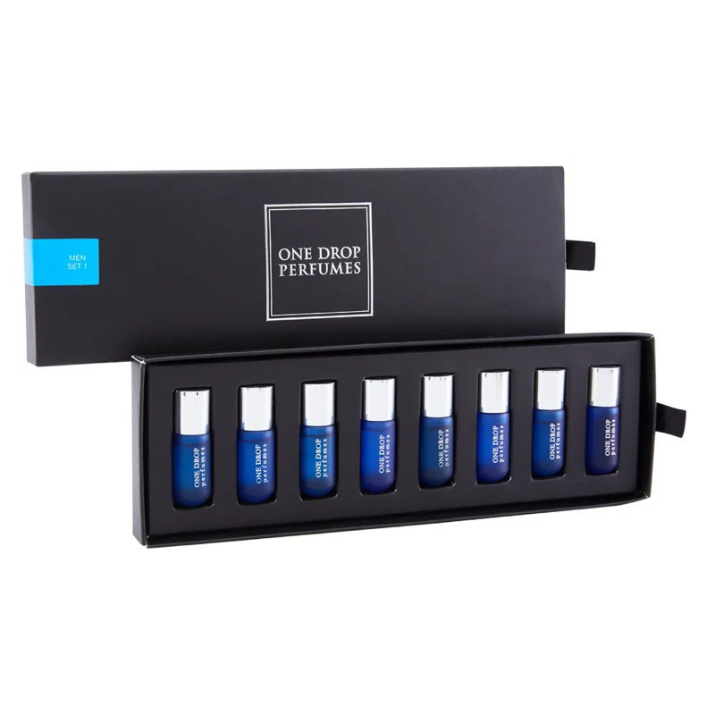 [ 𝙍𝙚𝙖𝙙𝙮 𝙎𝙩𝙤𝙘𝙠 ] One Drop Perfumes Men Set 1 (Blue) - Pati Minyak Wangi ...