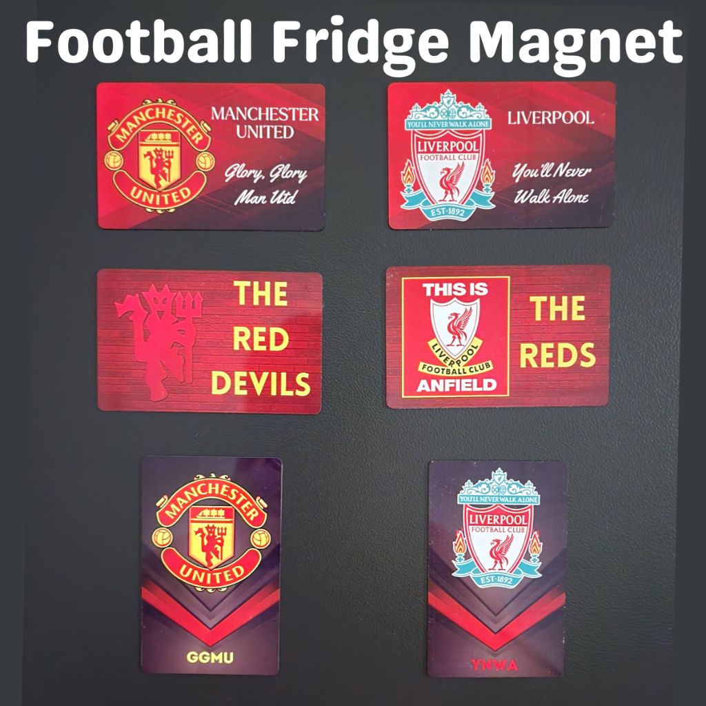 Football Fridge / Refrigerator Magnet (1 set = 3 pieces) (Gift ...