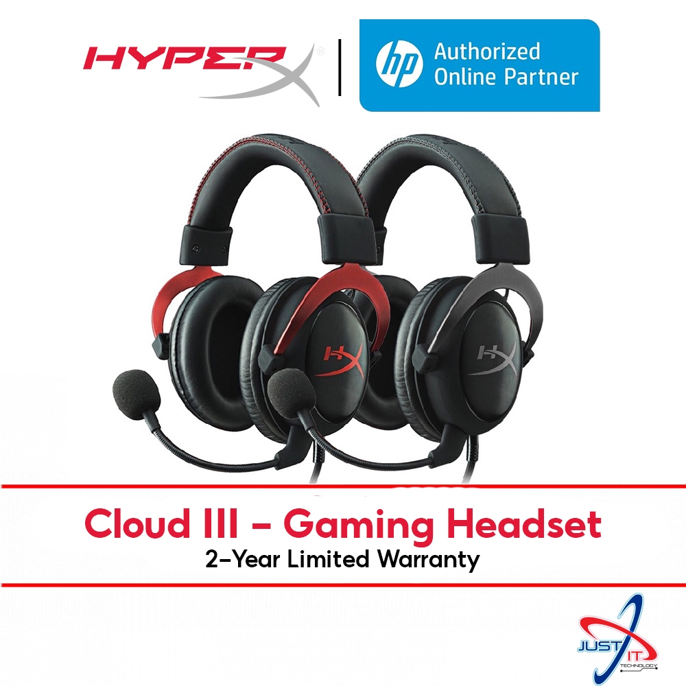 HyperX Cloud III - Gaming Headset (BLACK / BLACK RED) | Shopee Malaysia