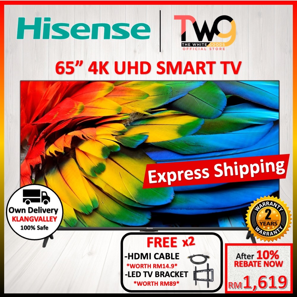 [FREE DELIVERY + GIFT] Hisense ( 43" / 50" / 55" 58" 65" ) 4K Smart UHD ...