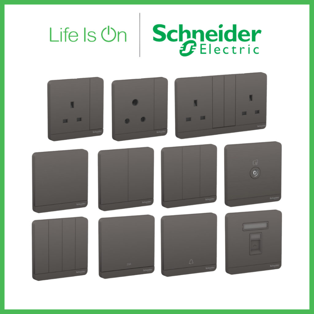 Schneider AvatarOn Switches & Sockets / 13A Switch Socket / Heater ...