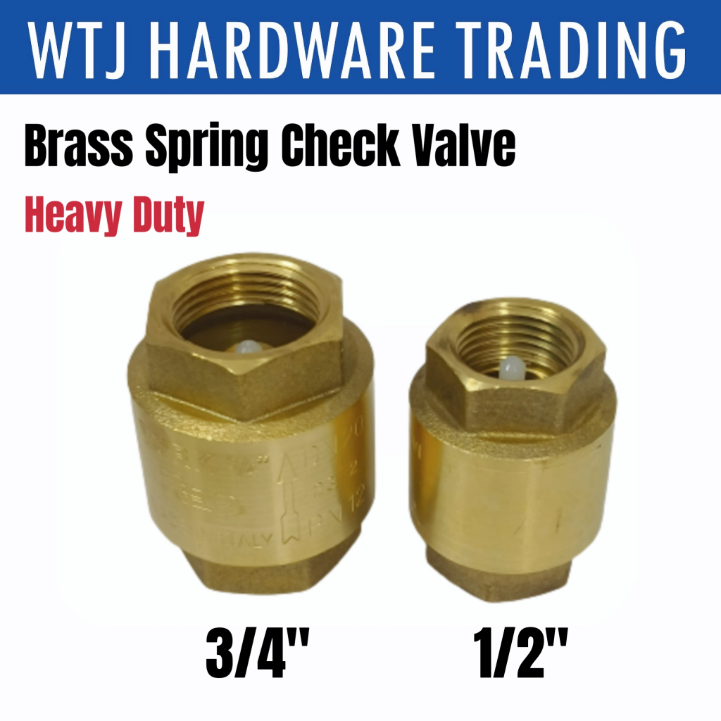 3/4" 1/2" One Way Valve/ Spring Check Valve/ Check Valve/ Non Return ...