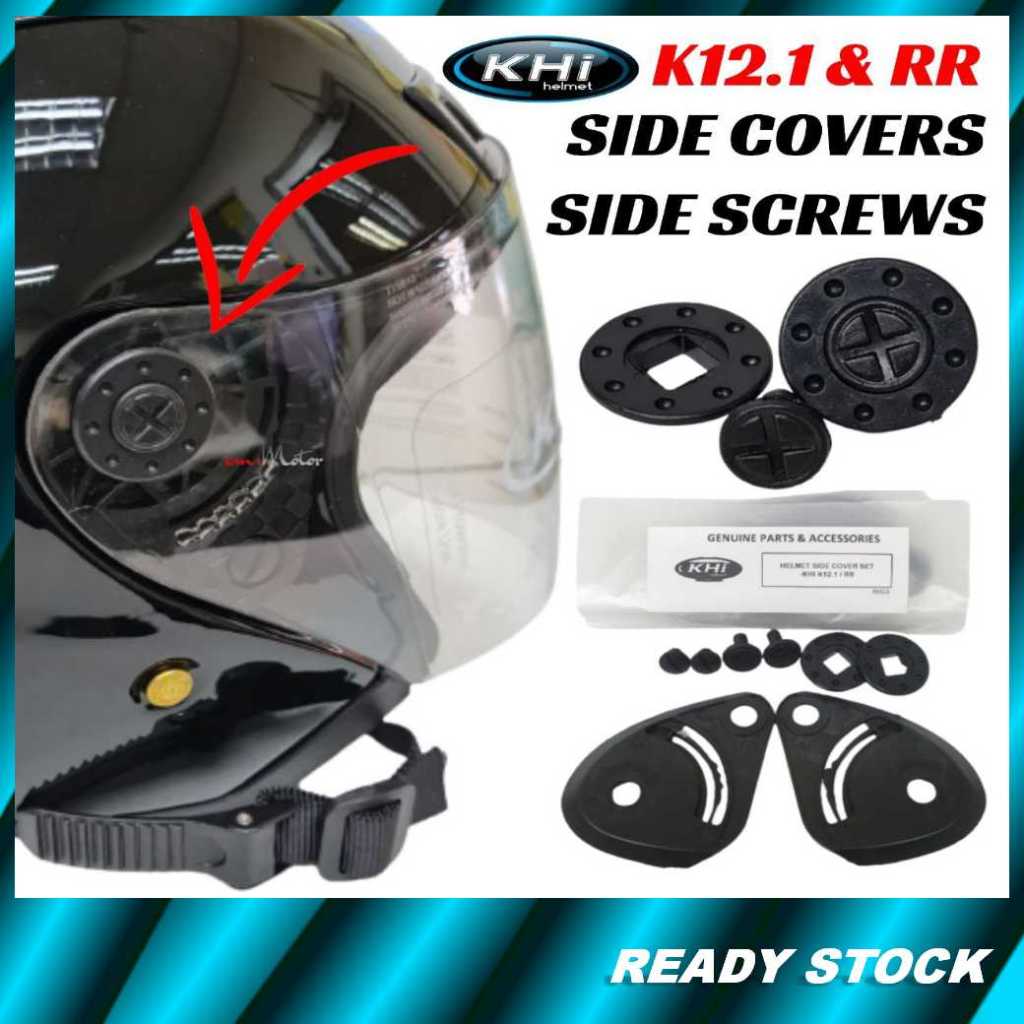 Original KHI K12.1 KHI RR KHI RRX Helmet Side Cover Set/Side Screw Set ...