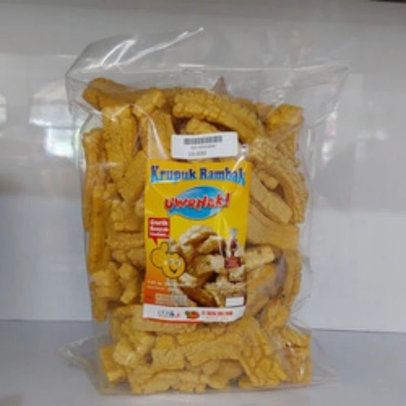 KERUPUK RAMBAK CAP UWENAK_RANGUP_KHAS INDONESIA JAMIN HALAL | Shopee ...