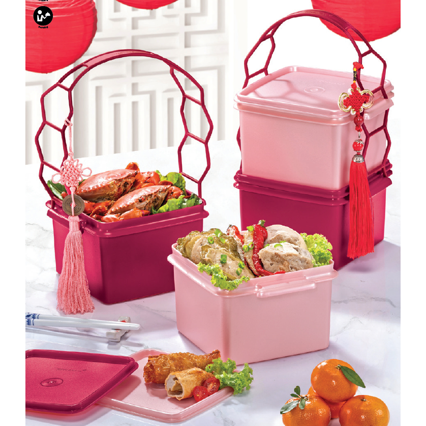 Tupperware Double Deep with Cariolier 1.7L | Shopee Malaysia