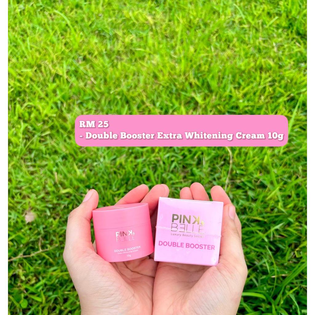 DOUBLE BOOSTER EXTRA WHITENING CREAM 10GRAM ( ORIGINAL PINKANDBELLE ...