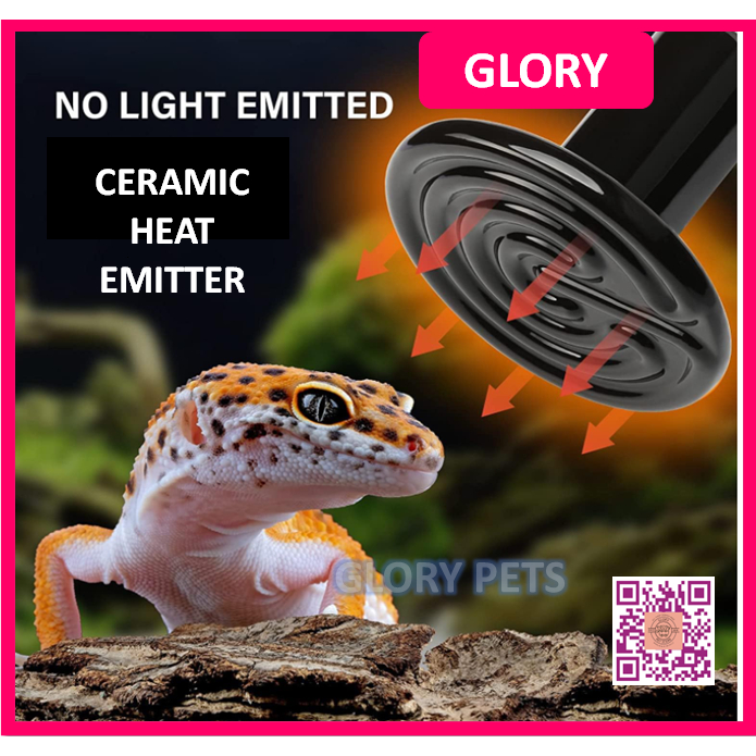 Infrared Heater Tortoise Heating Light Reptile Ceramic Heat Emitter ...