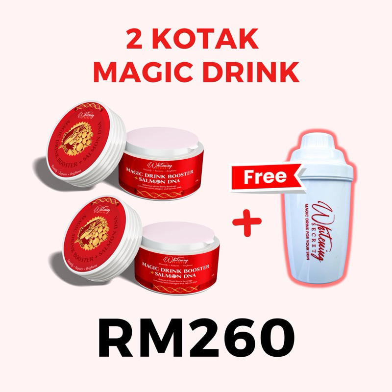 Whitening Secret Magic Drink 2 Kotak | Shopee Malaysia