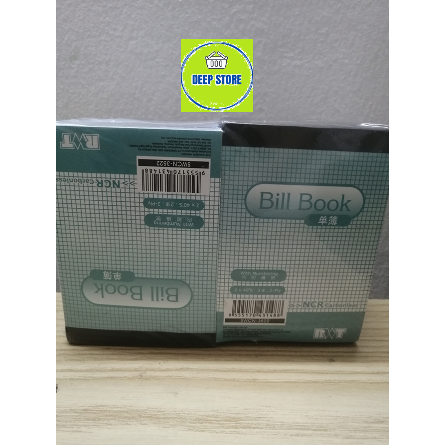 Bill Book RWT Ncr 2ply x 40s 10books | Shopee Malaysia