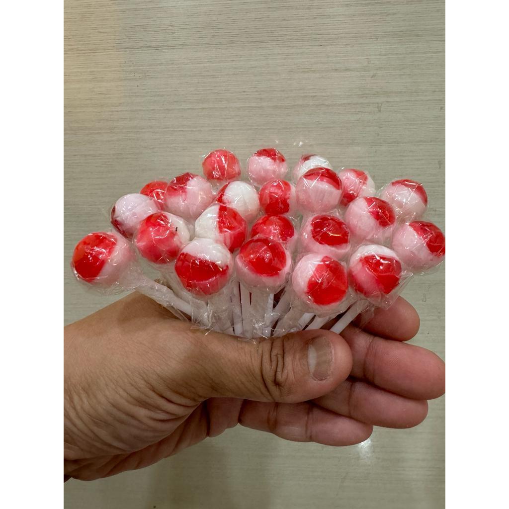 50 Pcs Mini Lollipop Candy Rainbow/Coke Cola/Sprite/Planet/Durian/Watermelon/Mix Fruits ...