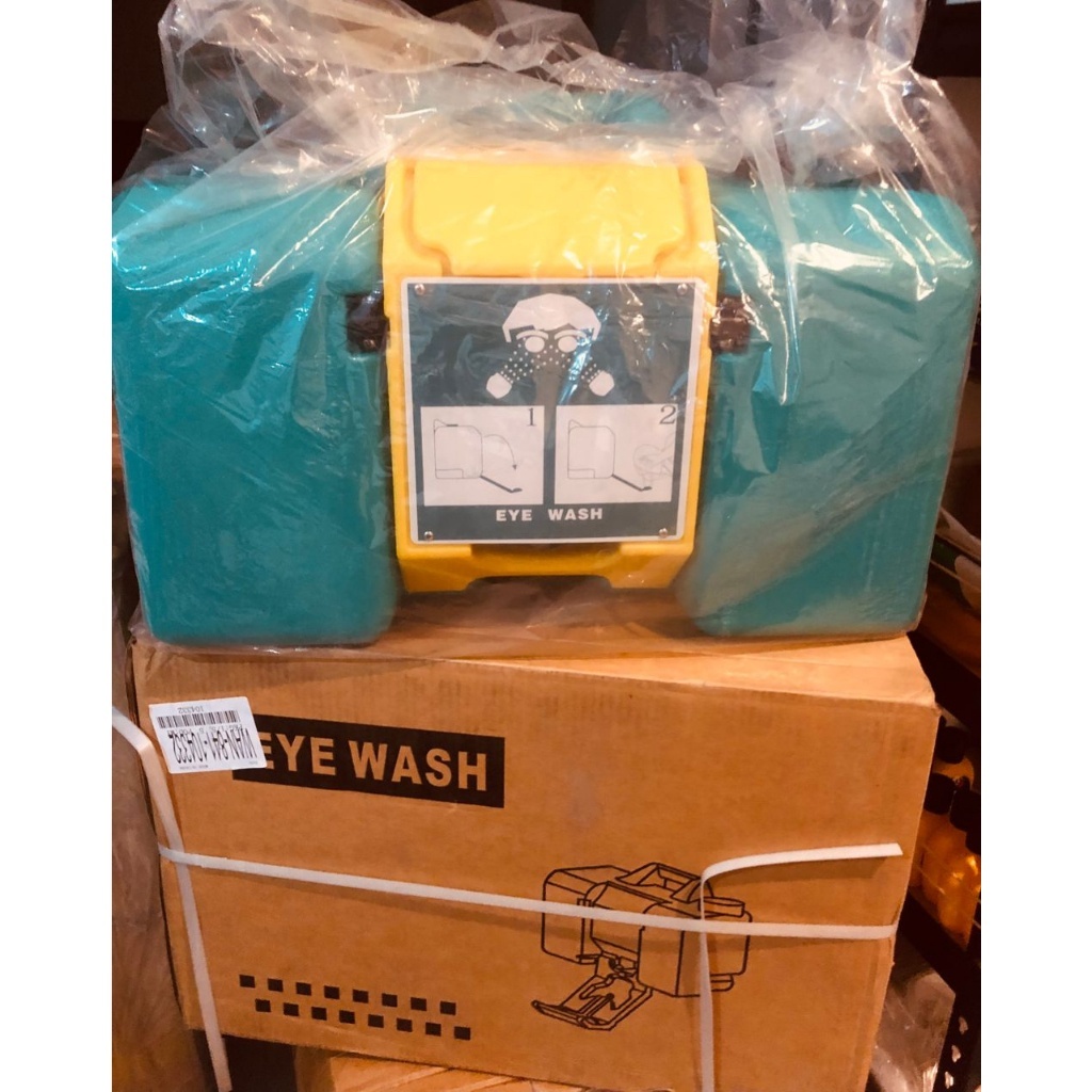 PORTABLE EYE WASH SELF CONTAINED EMERGENCY GRAVITY FEED EYEWASH 30L ...