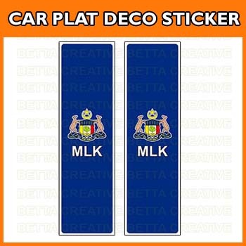 Stiker Plat Kereta - Melaka Car Plat | Shopee Malaysia