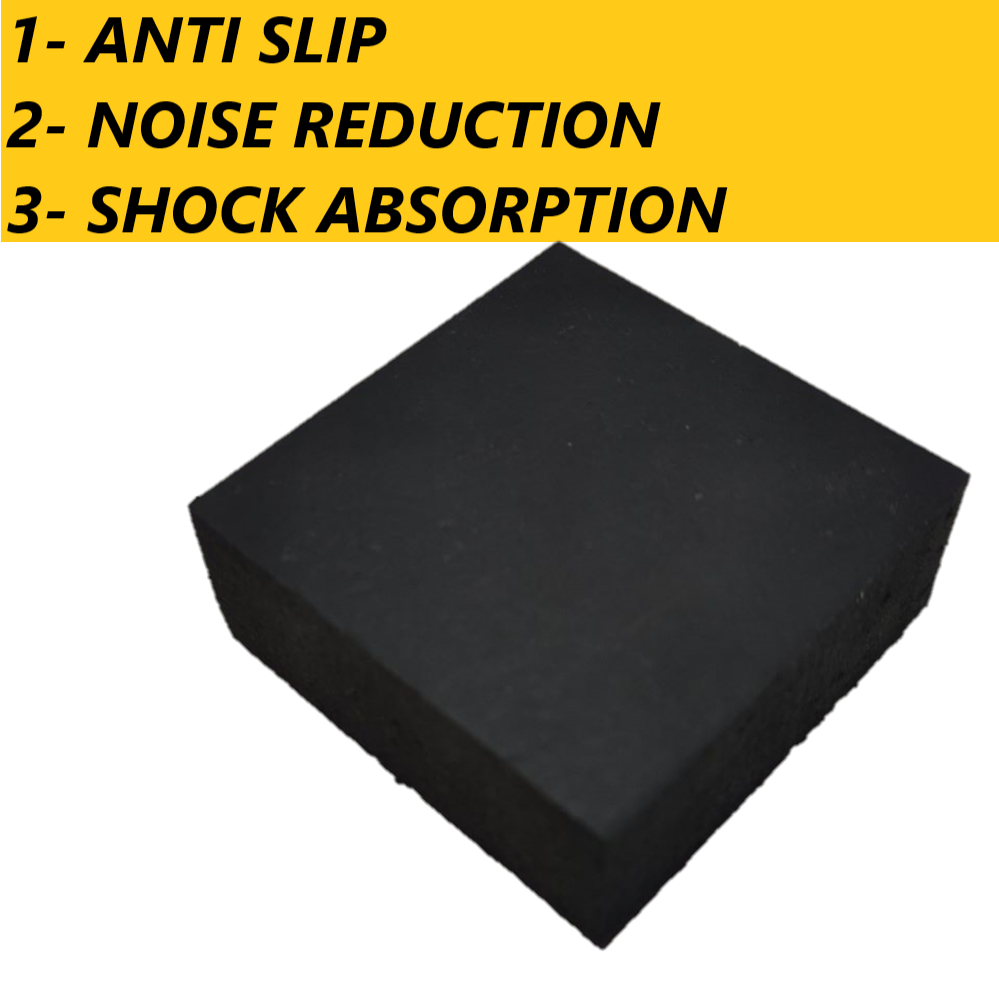 (1)ANTI-SLIP SHOCK ABSORPTION RUBBER PAD.VERSATILE PLASTIC PAD ...