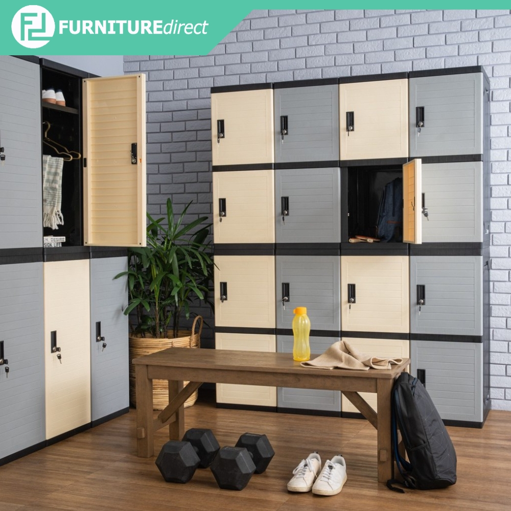 Furniture Direct OPTIMUS Modular Plastic Locker With Key Lock ...