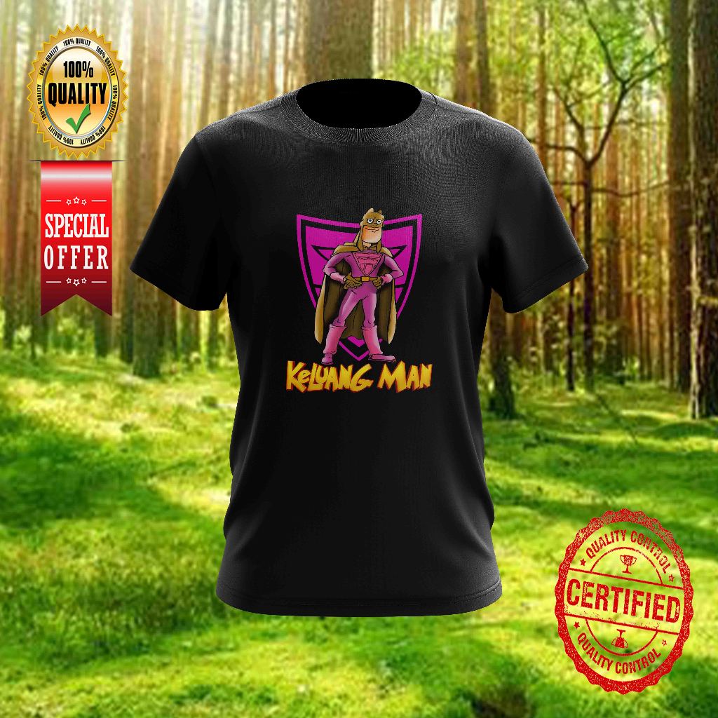 KELUANG MAN KELUANGMAN KLUANGMAN LOGO PINK DESIGN 4 TSHIRT ROUND NECK ...