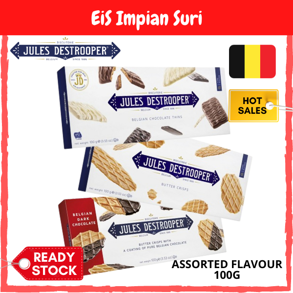 (Ready Stock!!) Jules Destrooper Biscuit Assorted Flavour 100g Biskut ...