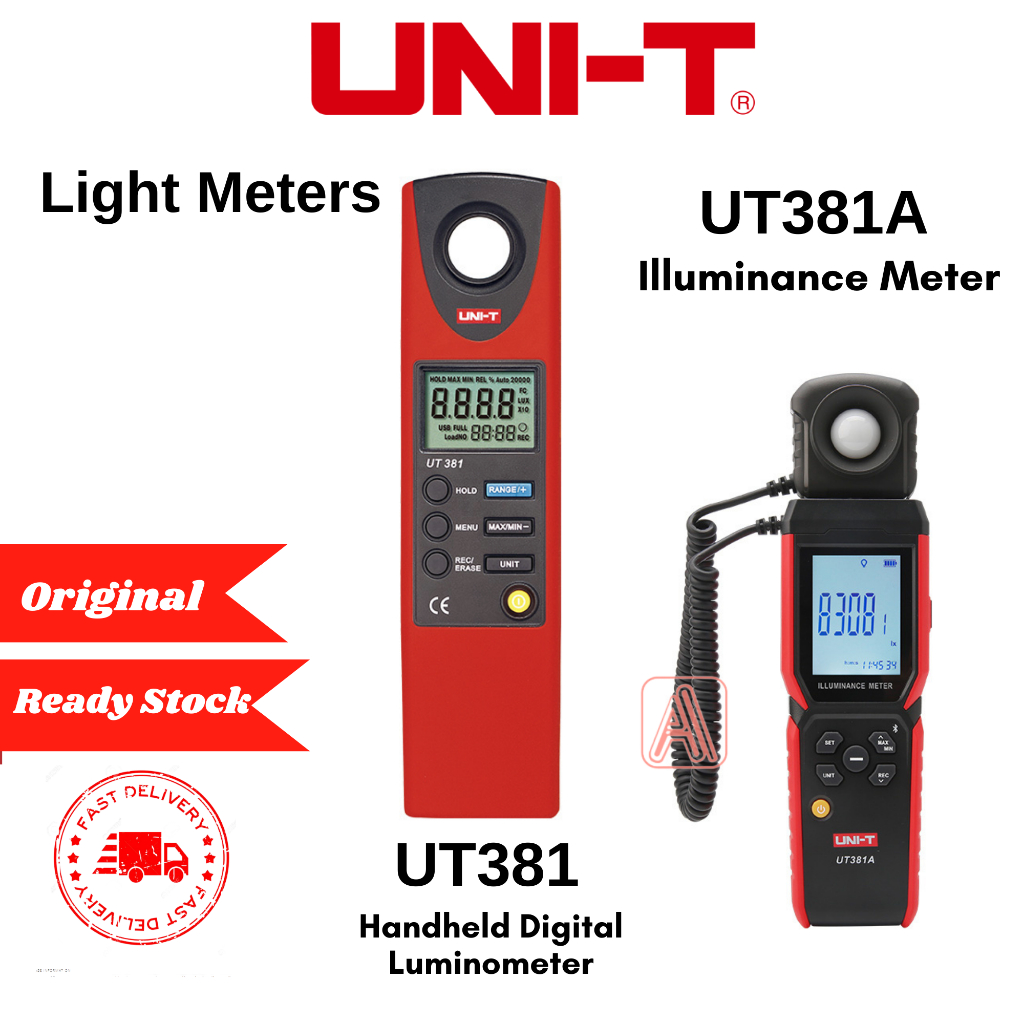 UNI-T UT381 / UT381A LIGHT METERS | Shopee Malaysia