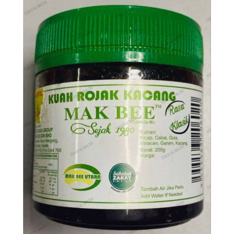 Kuah Rojak Kacang Mak Bee (200g) | Shopee Malaysia