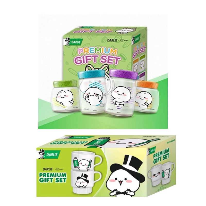 Darlie Quby Mug/Quby Jar Premium Gift Set With Box | Shopee Malaysia