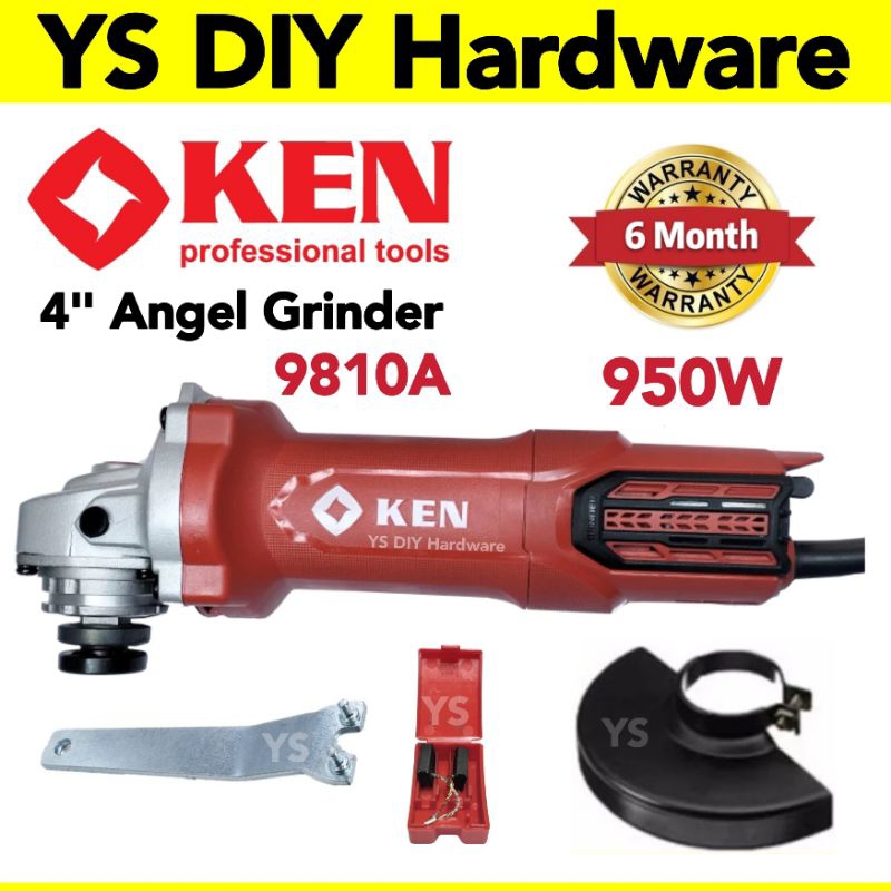KEN-9810A (KEN 9810A) KEN ELECTRIC ANGLE GRINDER SILIM BODY 950W 220V ...