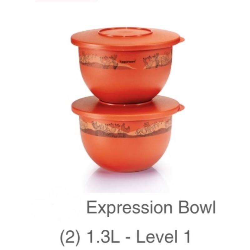 TUPPERWARE Expression Bowl Set(1 or 2 Pcs) | Shopee Malaysia