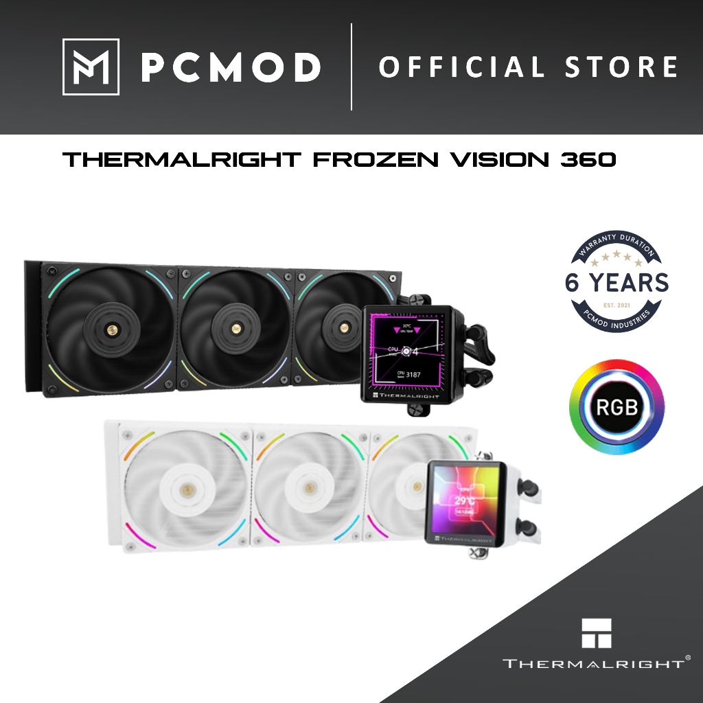 THERMALRIGHT Frozen Vision Series | 240 , 360 | ARGB AIO Liquid CPU ...
