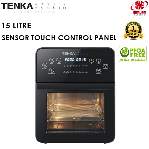 TENKA RYOHIN AIR FRYER OVEN 15 LITRE WITH SENSOR TOUCH CONTROL PANEL ...