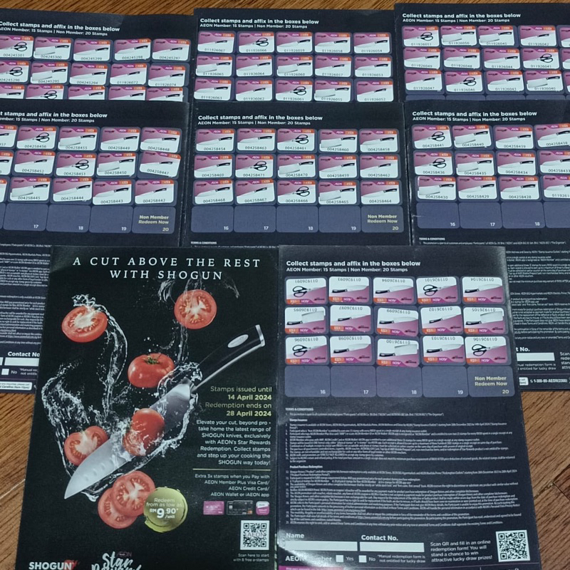 Latest Aeon Stamp Star Reward Booklet with stickers 15/20pcs to change ...