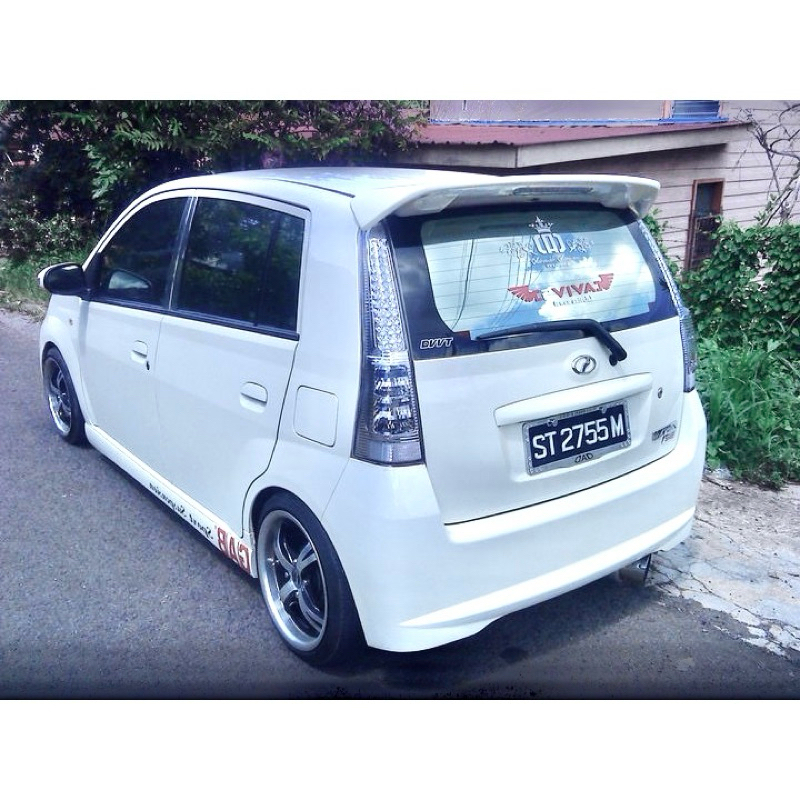 PERODUA VIVA ALBINO TAIL LAMP LED CLEAR SET // WHITE READY LAMPU ...