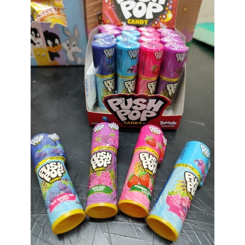 Push Pop Candy Assorted Flavour Gula-gula 14g LipstickCandy | Shopee ...